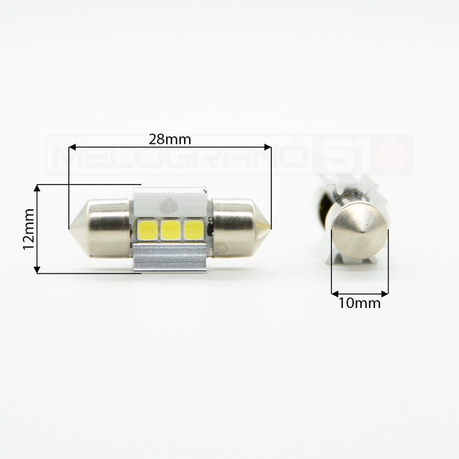 MG - Siluro 28mm C5W / C10W Lampadina Led